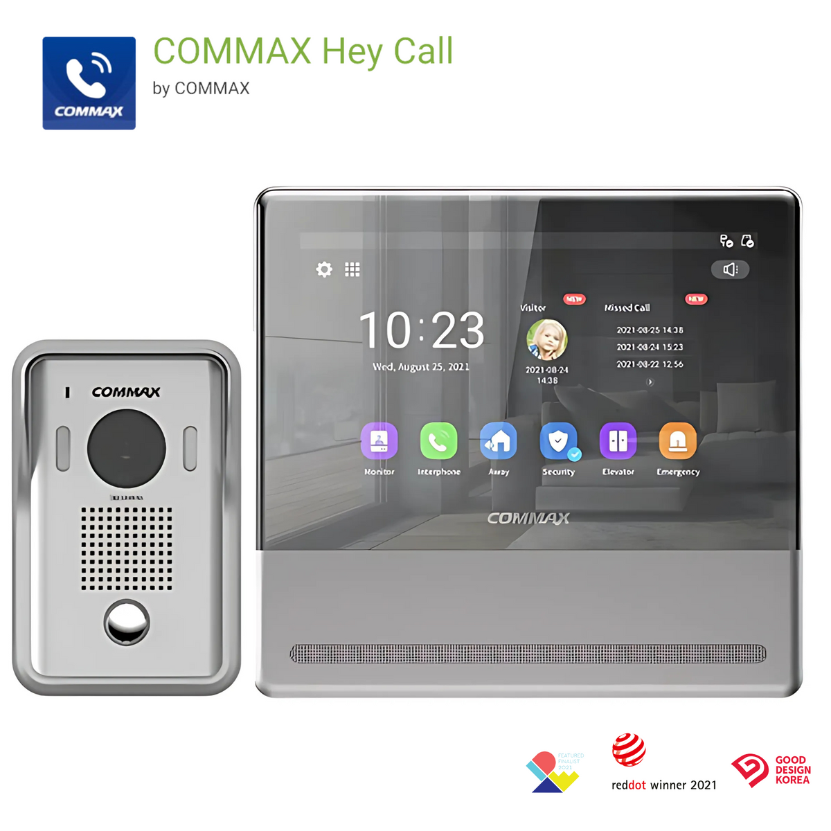 Video portero Commax IP Smart CIP-70QPT y Cámara CIP-D20YS– LA CASA DEL TELEFONO