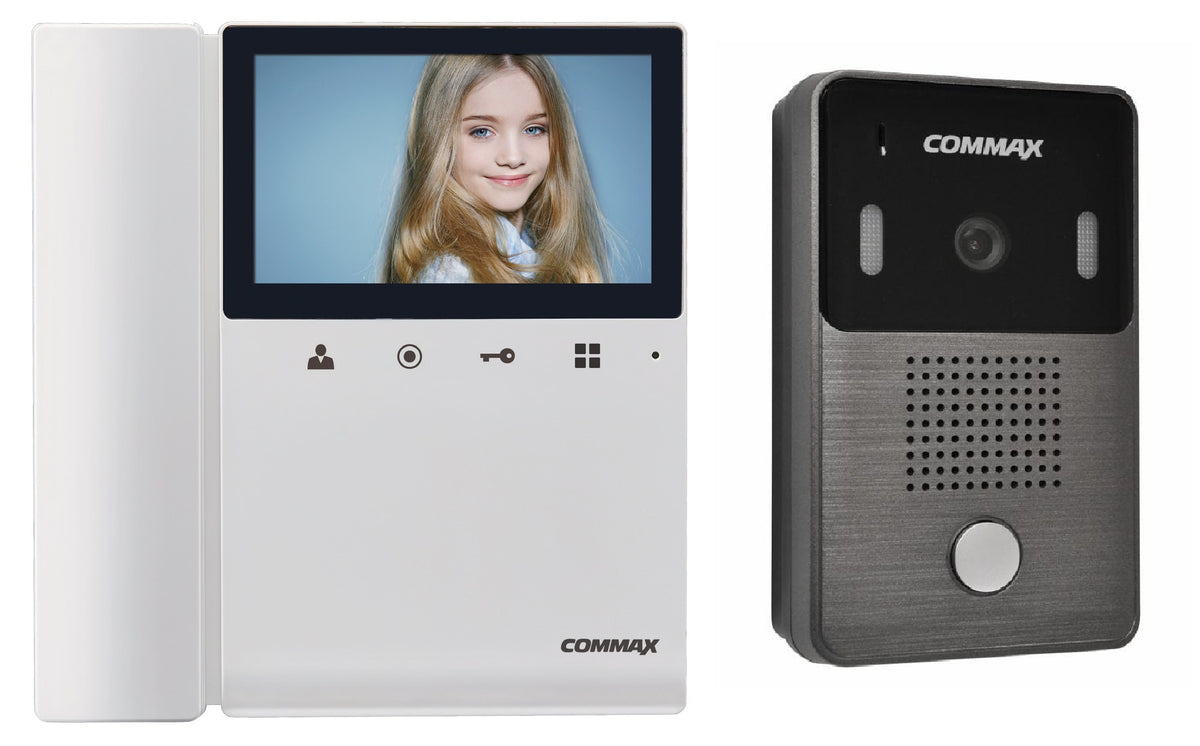 Kit de Video portero Commax: Monitor CDV-43K y Cámara DRC-4Y en Panamá– LA CASA DEL TELEFONO