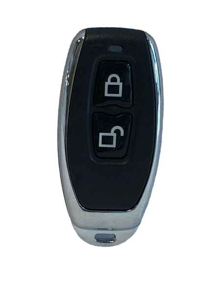 Control remoto con 2 pulsadores, opera en la frecuencia de 433Mhz ...