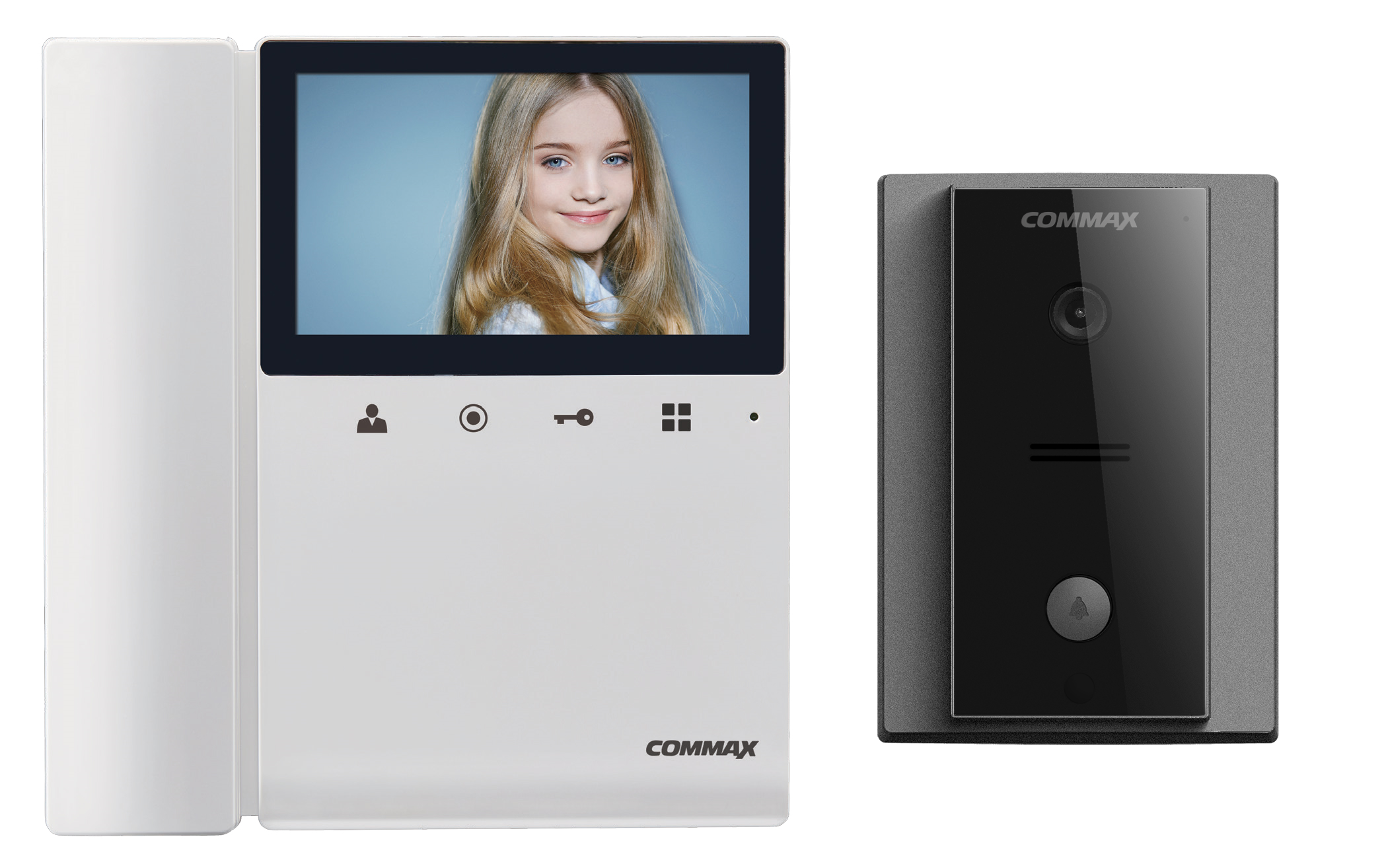 Kit de Video portero Commax: Monitor CDV-43K y Cámara DRC-4LN en Panamá– LA CASA DEL TELEFONO